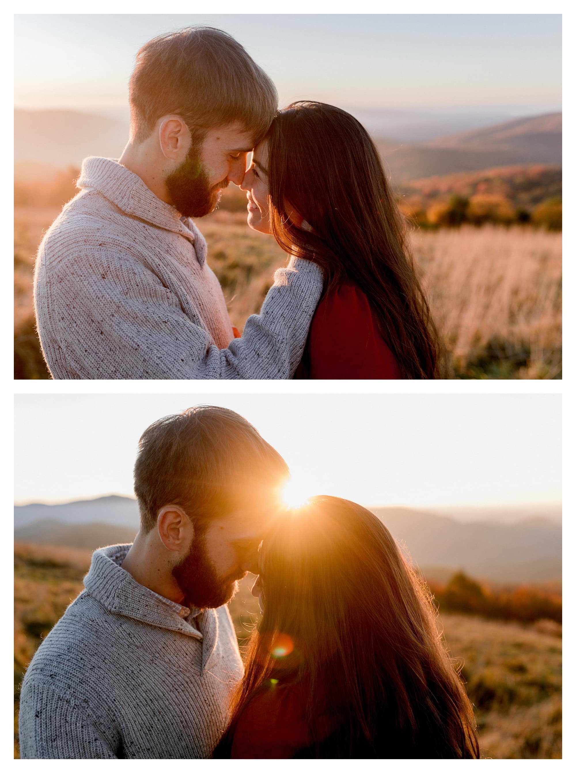 Fall Engagement Session at Max Patch, NC | Sarah & Daniel | Kathy ...