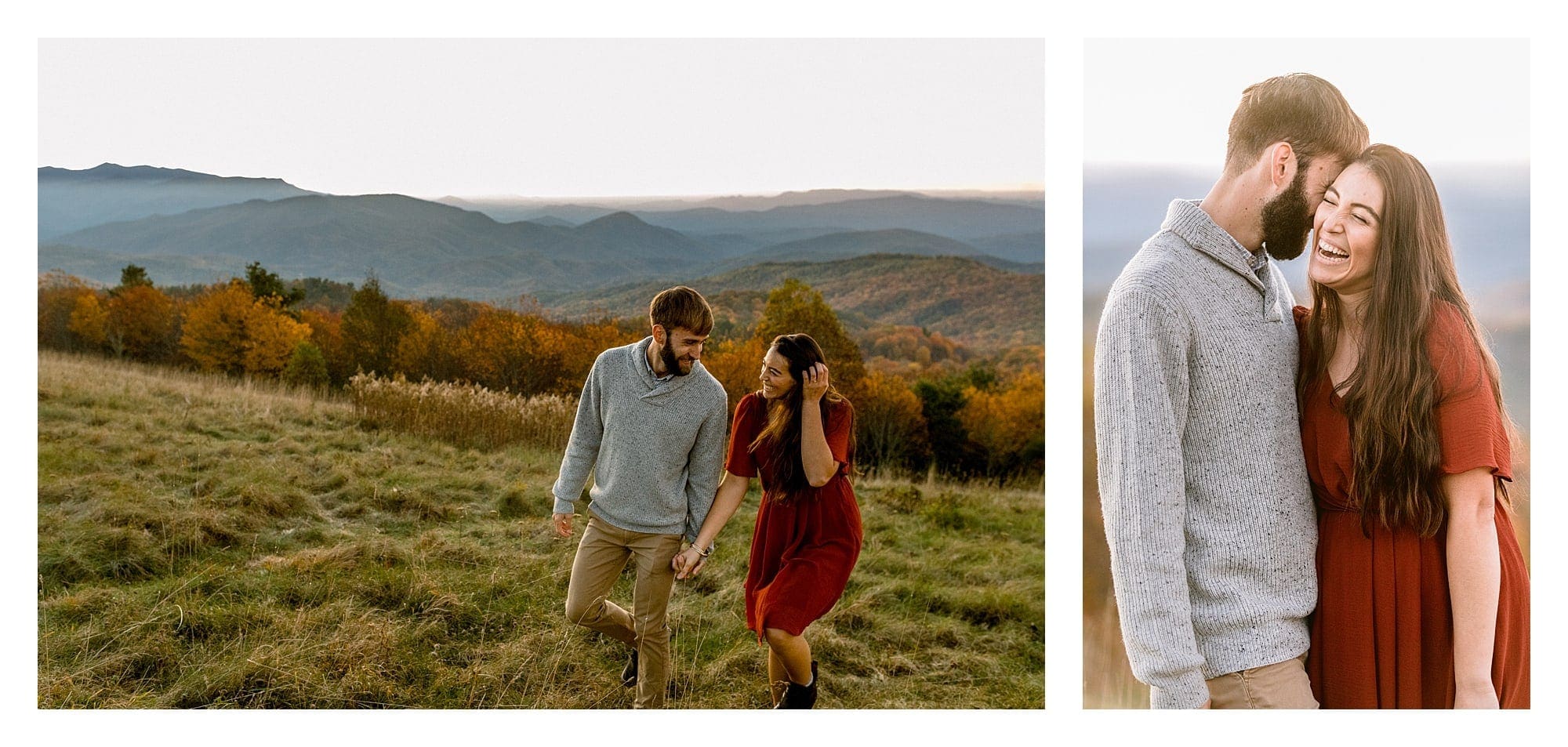 Fall Engagement Session at Max Patch, NC | Sarah & Daniel | Kathy ...